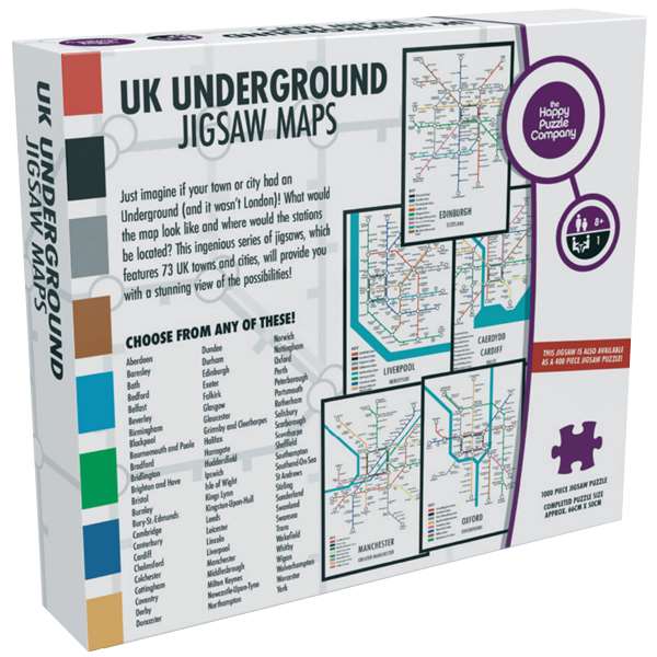 BIRMINGHAM UNDERGROUND JIGSAW MAP (HPCUG400)