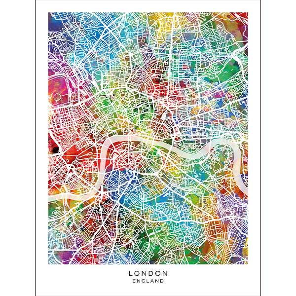 vibrant-london-city-map