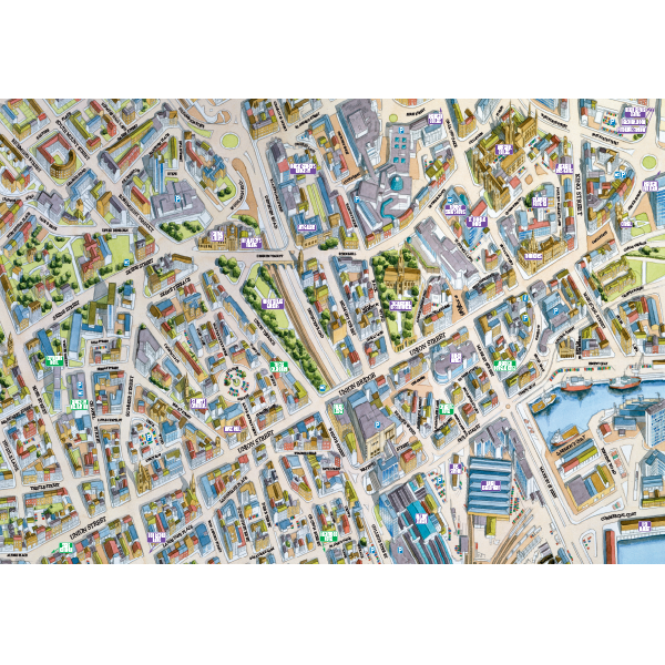 JIGRAPHY CITYSCAPES ABERDEEN 1000 PIECE | The Happy Puzzle Company