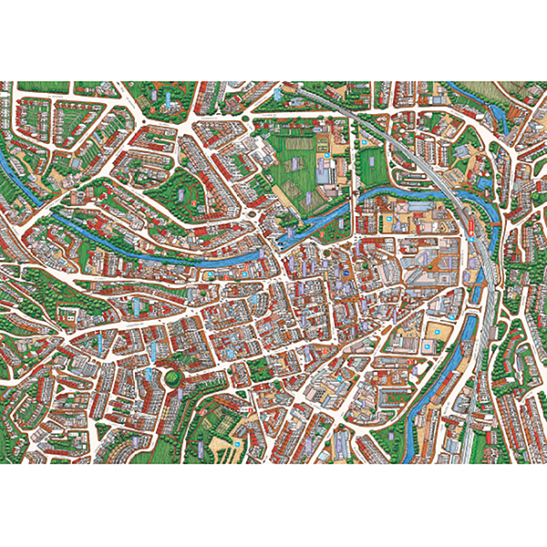 JIGRAPHY CITYSCAPES BATH 1000 PIECE | The Happy Puzzle Company