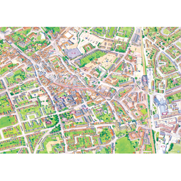 JIGRAPHY CITYSCAPES BEVERLEY 1000 PIECE | The Happy Puzzle Company