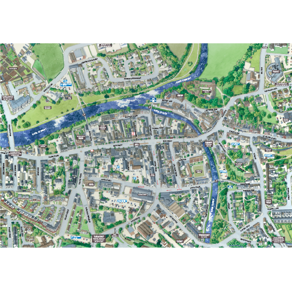 JIGRAPHY CITYSCAPES COCKERMOUTH 1000 PIECE | The Happy Puzzle Company