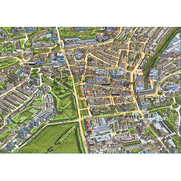 JIGRAPHY CITYSCAPES HARROGATE 1000 PIECE | The Happy Puzzle Company