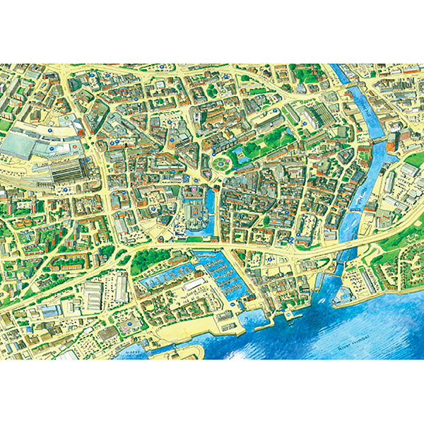 JIGRAPHY CITYSCAPES HULL 1000 PIECE | The Happy Puzzle Company