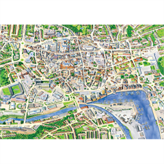 JIGRAPHY CITYSCAPES IPSWICH 400 PIECE | The Happy Puzzle Company