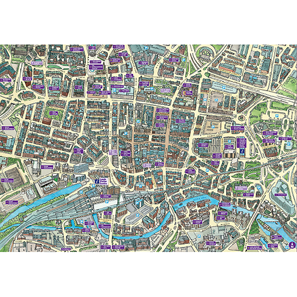 JIGRAPHY CITYSCAPES LEEDS 1000 PIECE | The Happy Puzzle Company