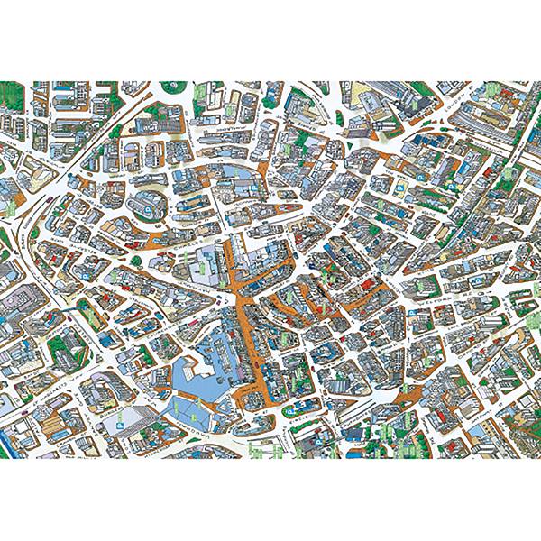 JIGRAPHY CITYSCAPES LEICESTER 1000 PIECE | The Happy Puzzle Company