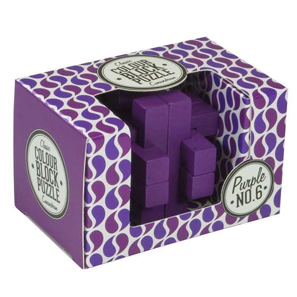 COLOUR BLOCK PUZZLES - PURPLE | The Happy Puzzle Company