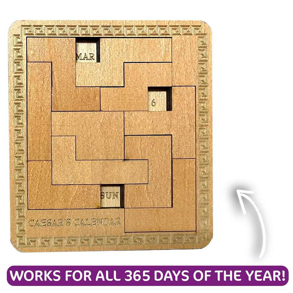 Caesar's Calendar Brainteaser Puzzle Game – Happy Puzzle