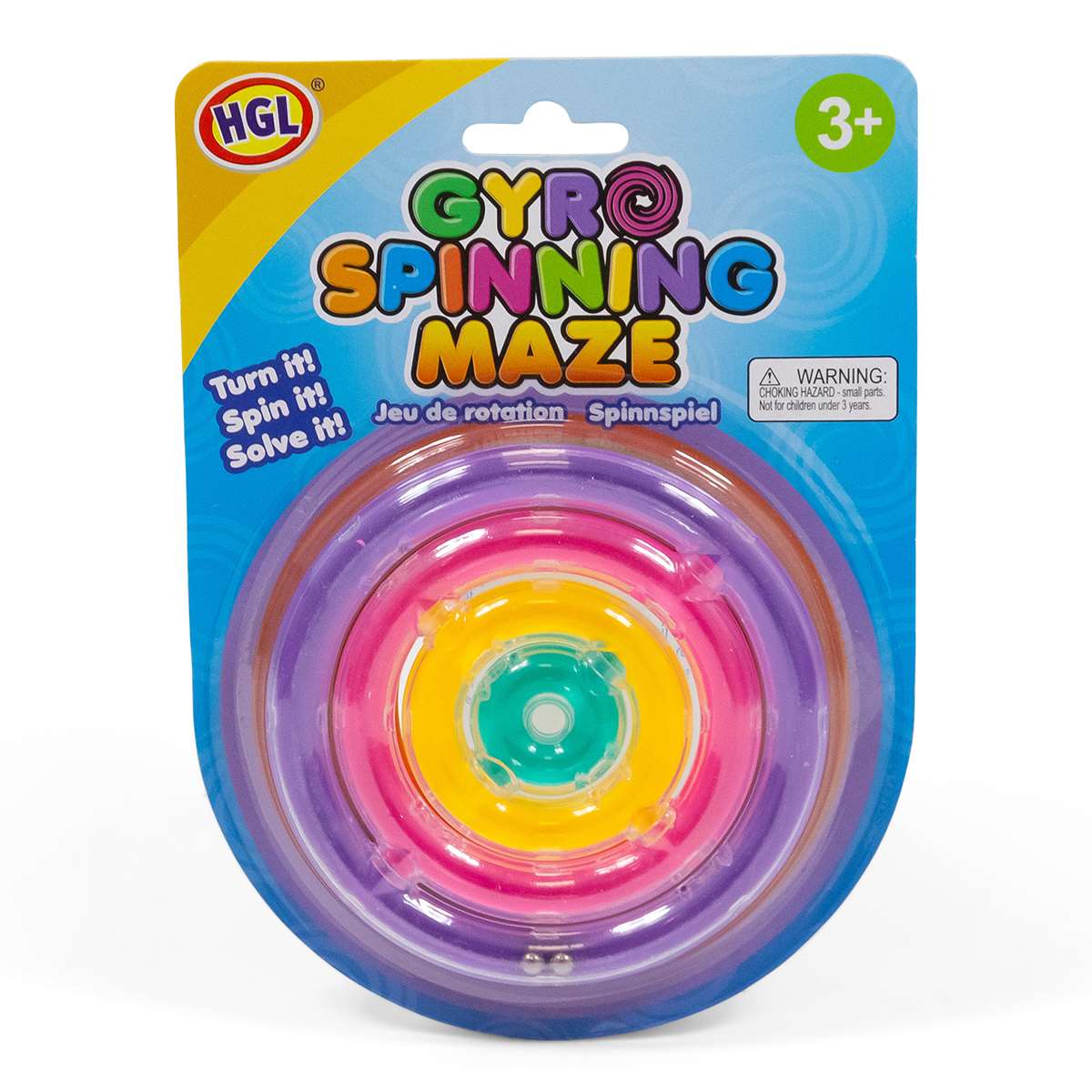 Gyro Spinning Maze Fidget Toy – Happy Puzzle
