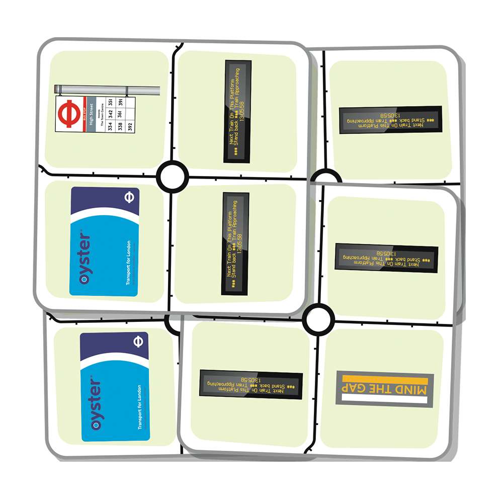 Underground Gridzy Fast-Paced Card Game By Happy Puzzle