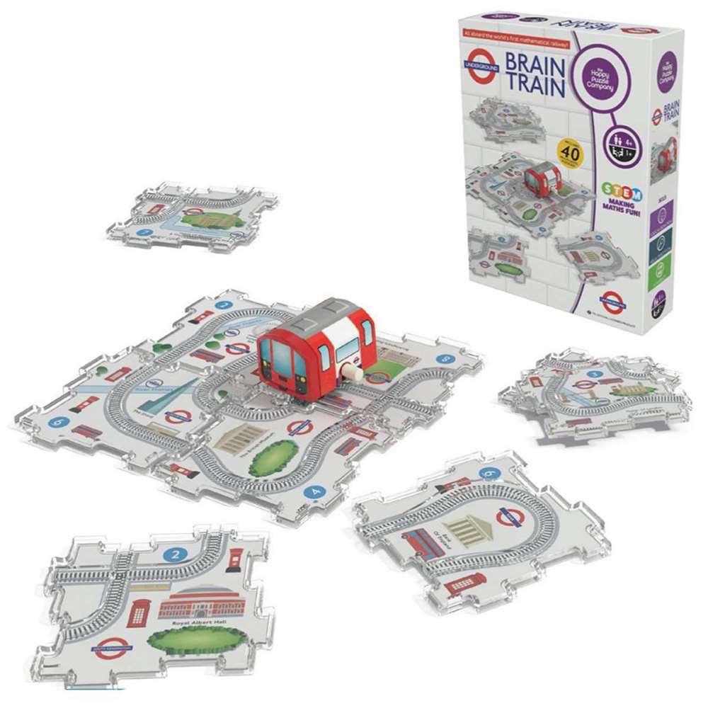 Underground Brain Train Puzzle Of Train Tracks By Happy Puzzle