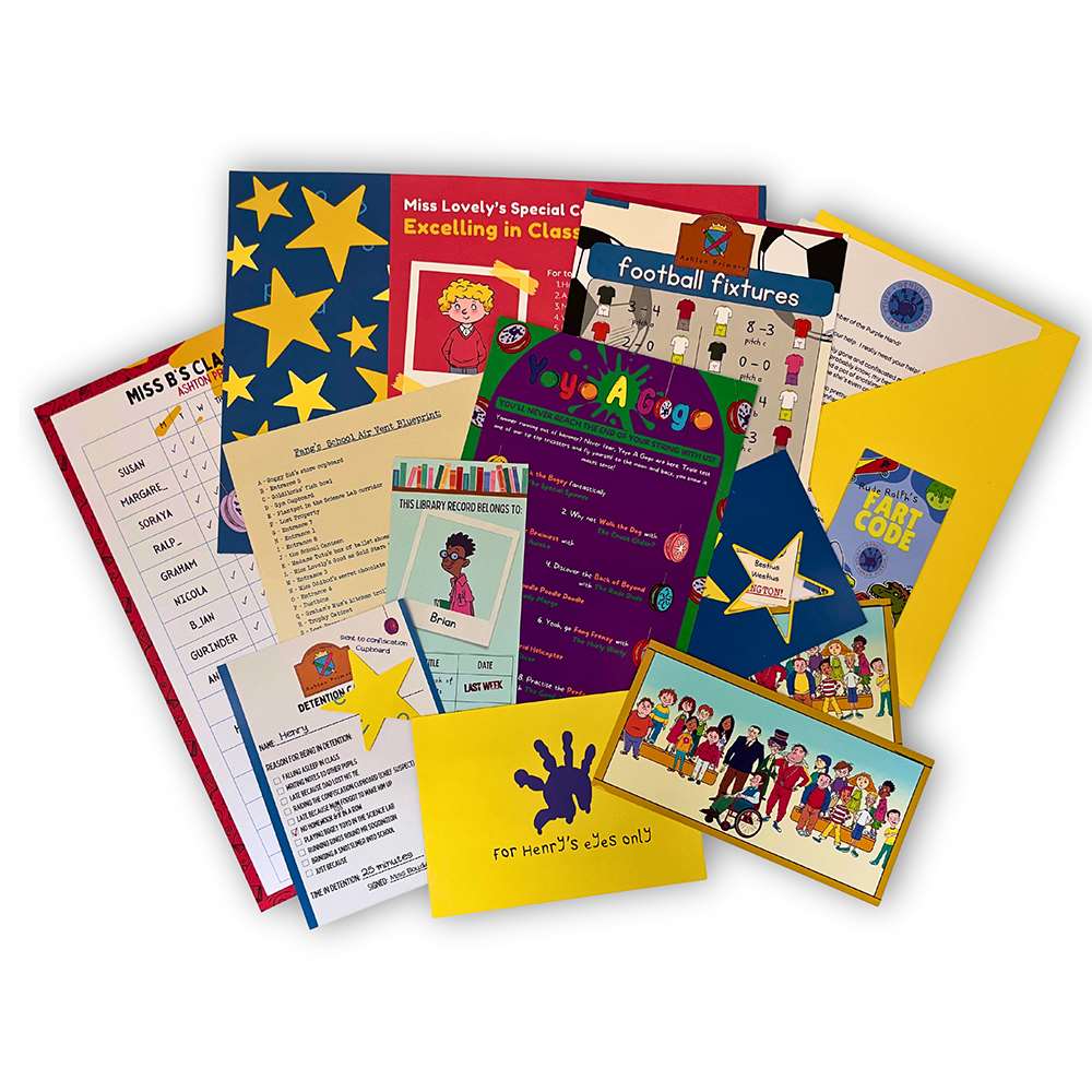 HORRID HENRY, CONFISCATION CUPBOARD CHAOS, MISS BATTLE AXE, CONFISCATED ...