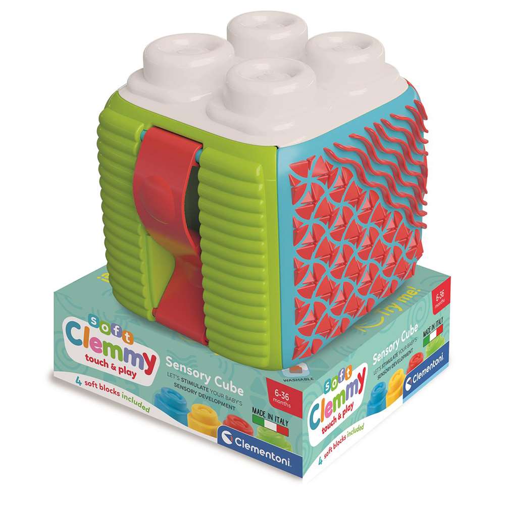 SENSORY ACTIVITY CUBE, SIX SIDES, FINE MOTOR SKILLS, DEVELOPMENT ...