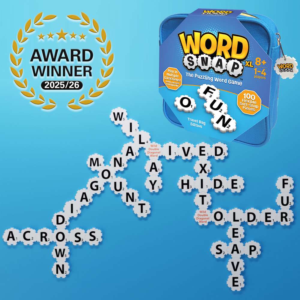 WordSnap XL: Snap-Together Word Game (No Board Needed)
