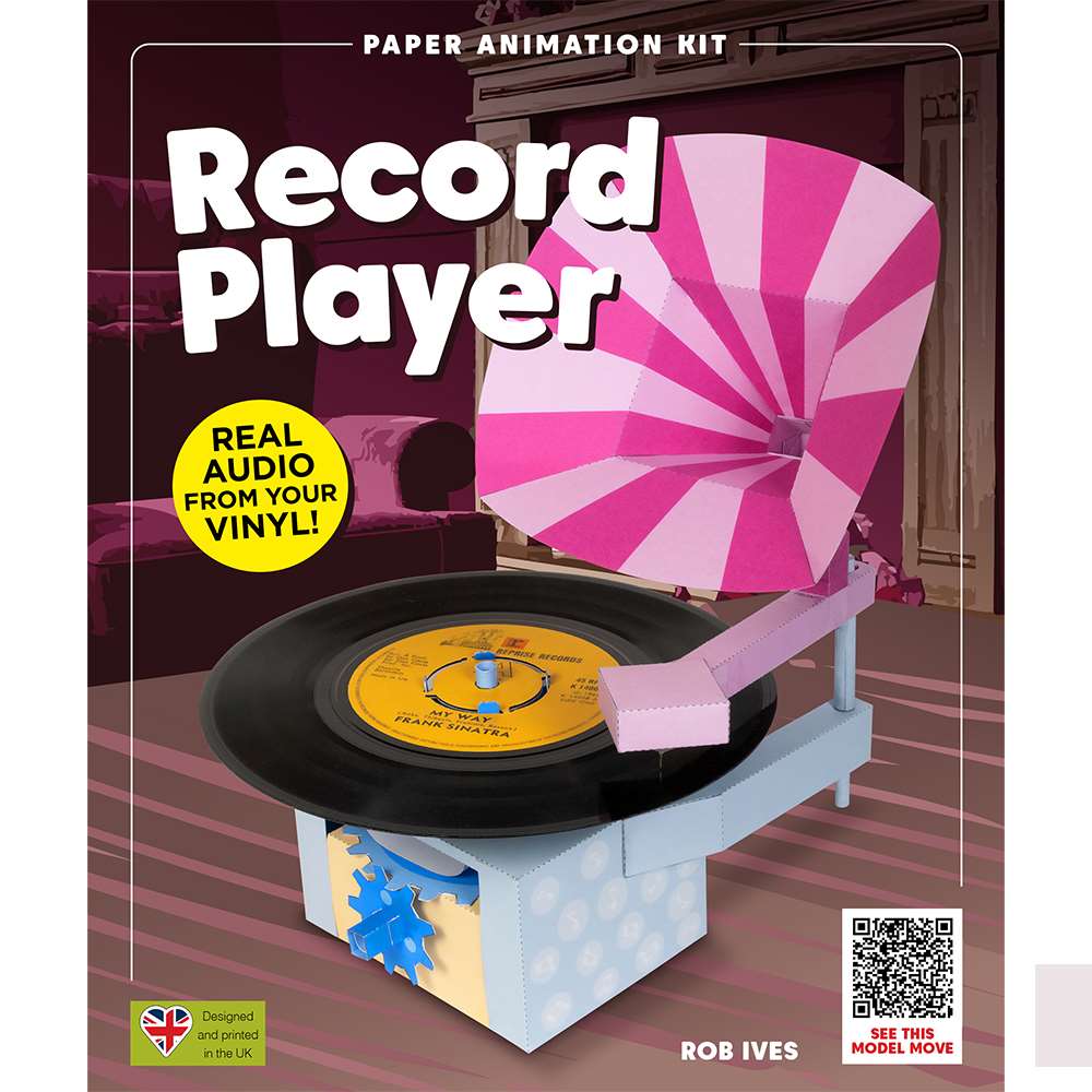 Record Player! Make a record player that plays real records!