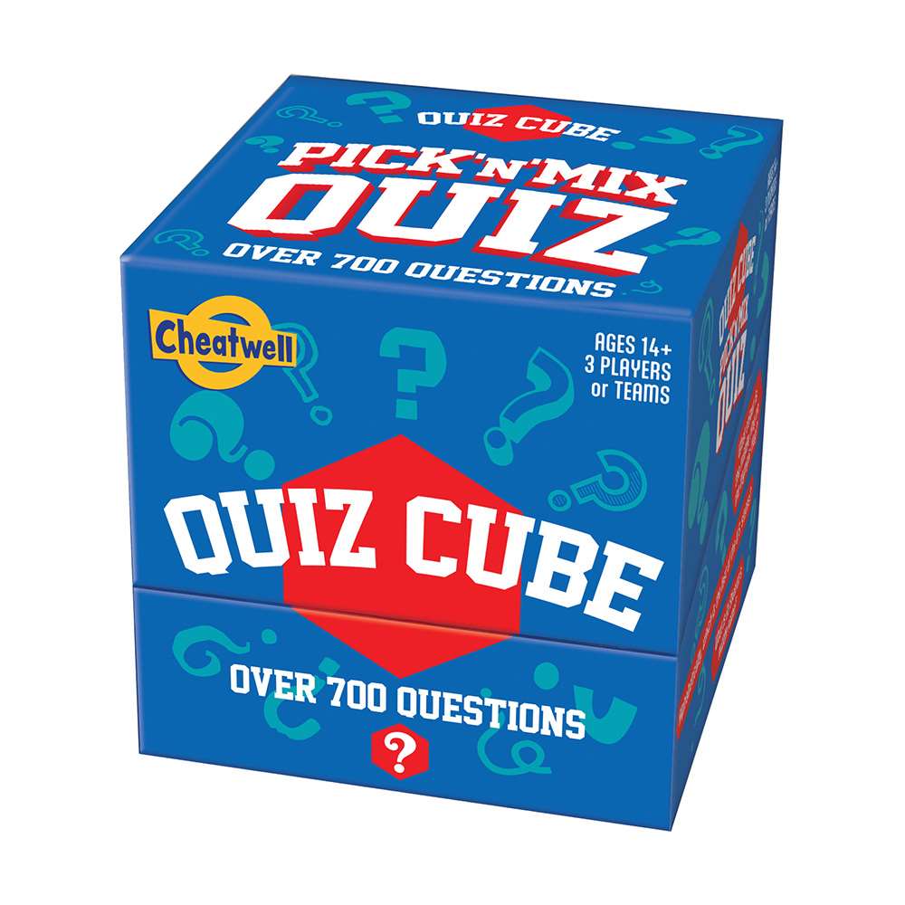 Pick & Mix Quiz Cube Trivia Game By Cheatwell Games