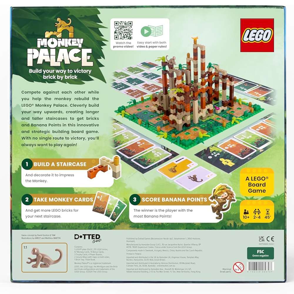 Monkey Palace: Brick-Building Strategy Board Game - HPC