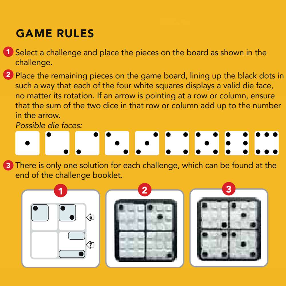 Dice Deduction Logic Puzzle Game — Happy Puzzle