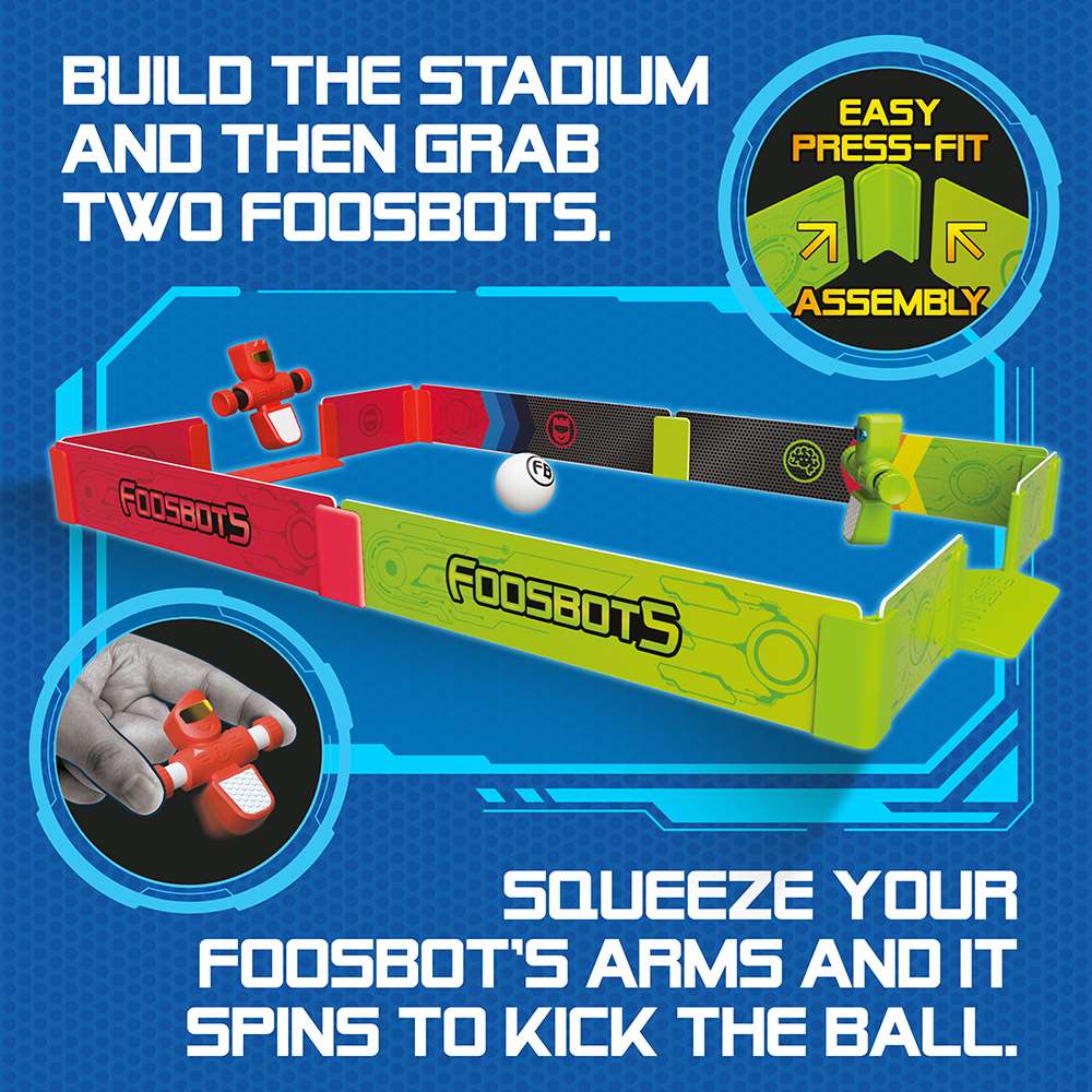 Foosbots Stadium Battle Head To Head Action Game By Tomy