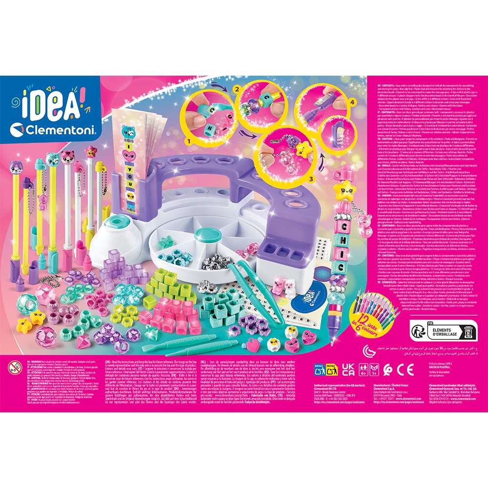 Create Your Own Message Pen Kit By Clementoni