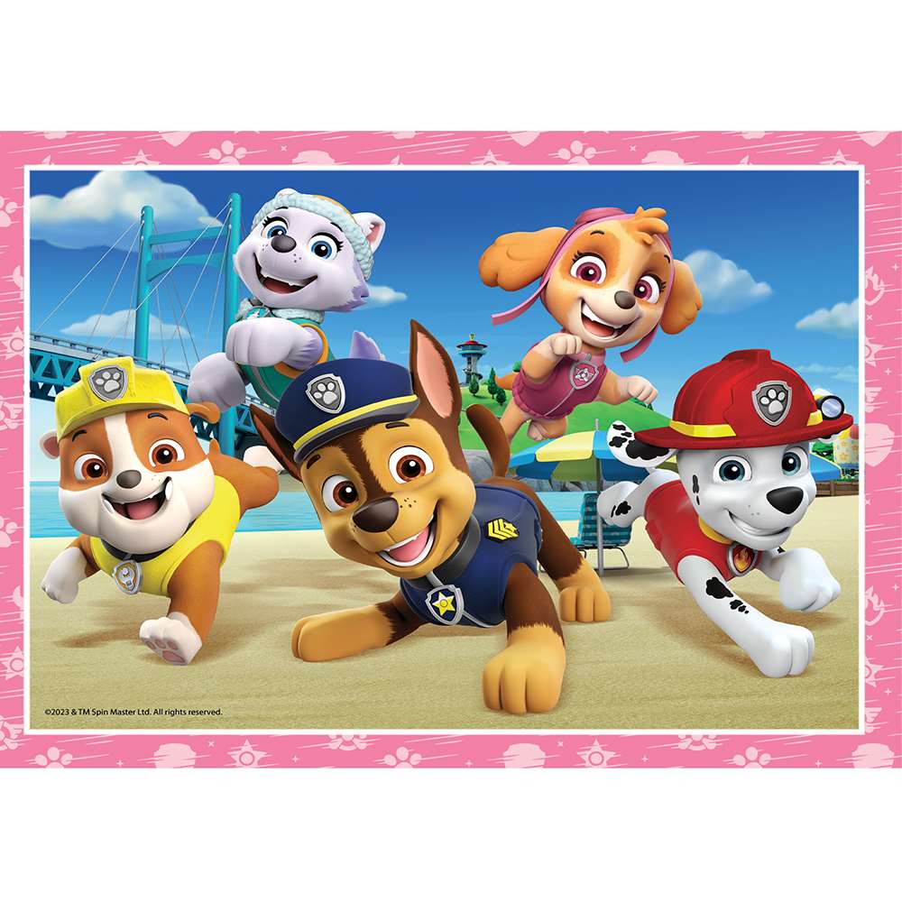 4 IN 1 PAW PATROL JIGSAW PUZZLE