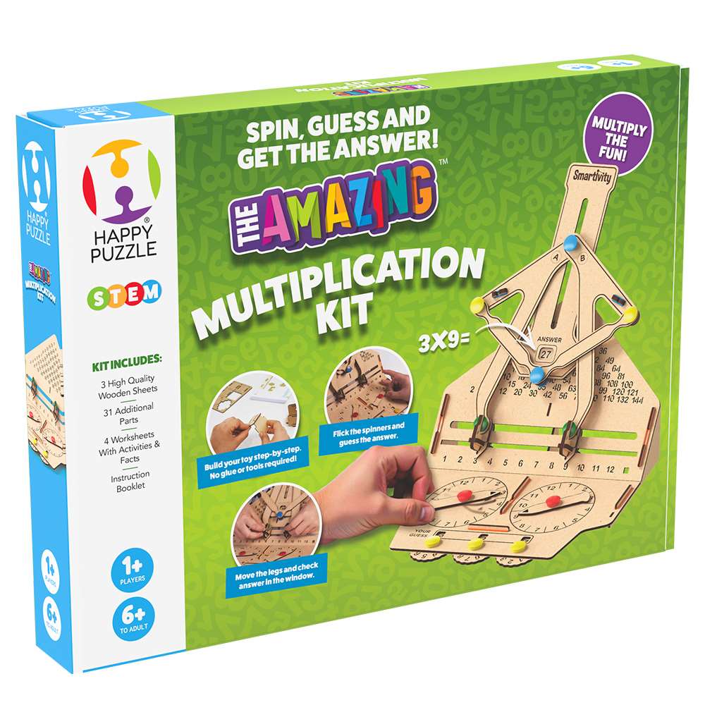 The Amazing Multiplication Kit by Happy Puzzle