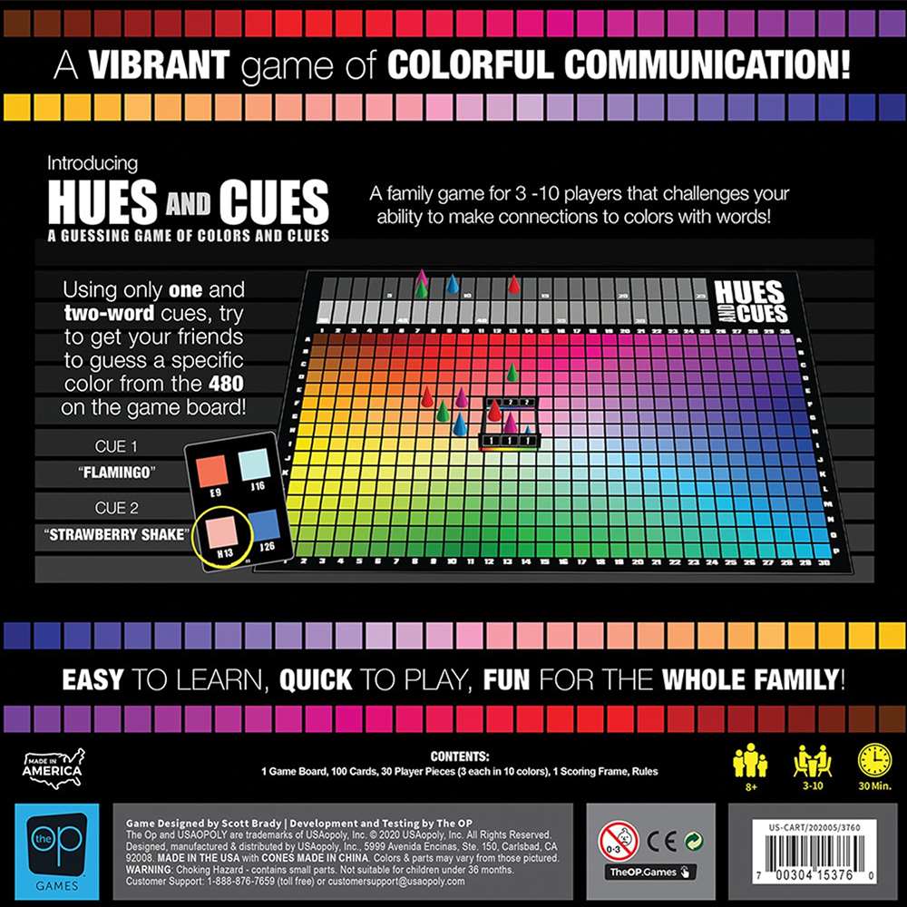 Hues and Cues Game Of Colourful Communication By Asmodee
