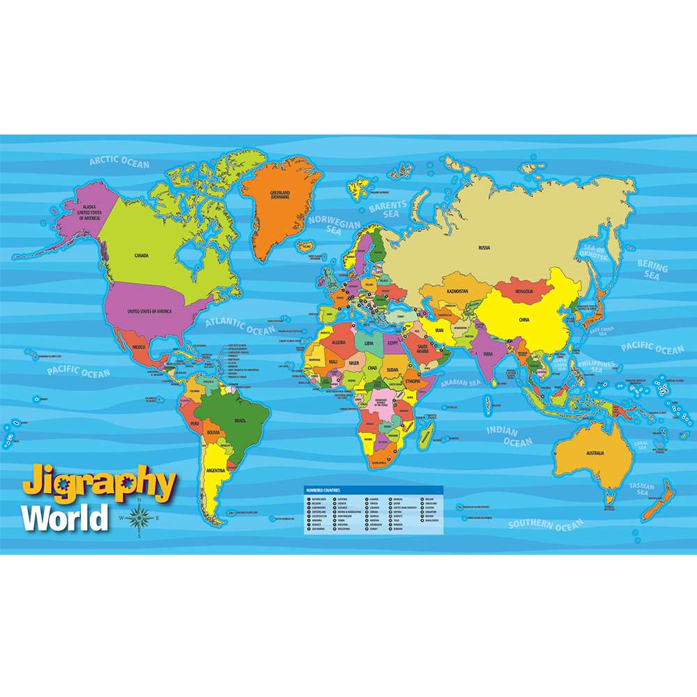 Jigraphy World 112 Piece Shaped Jigsaw – Happy Puzzle