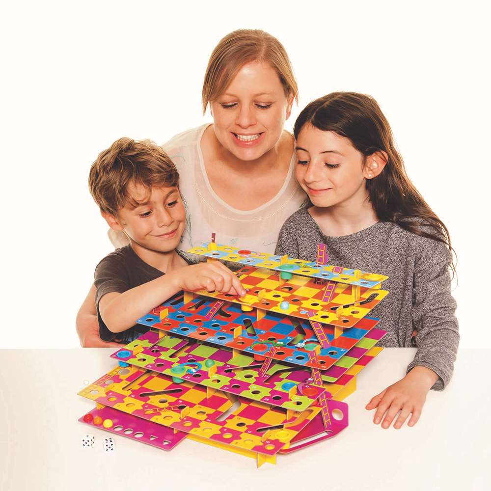 Multi-Level Snakes & Ladders Set By Happy Puzzle
