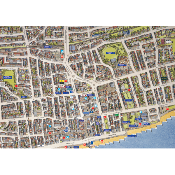 JIGRAPHY CITYSCAPES WORTHING 1000 PIECE | The Happy Puzzle Company