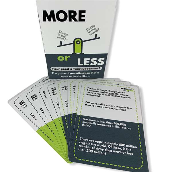 More or Less Card Game [Original Edition] – Happy Puzzle