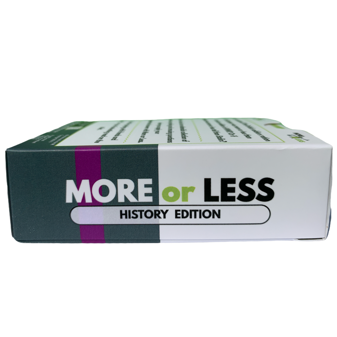 More or Less History Trivia Game – Happy Puzzle