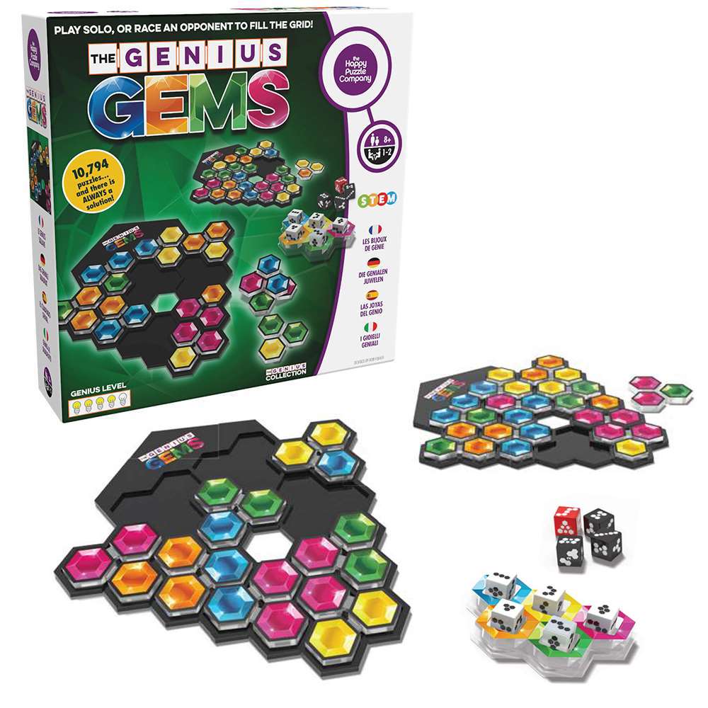 The Genius Gems | 10,794 challenges - The Happy Puzzle Company