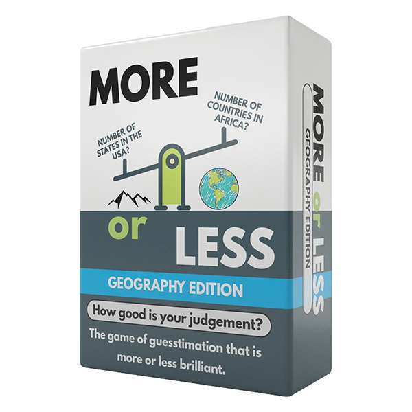More or Less Geography Trivia Game – Happy Puzzle