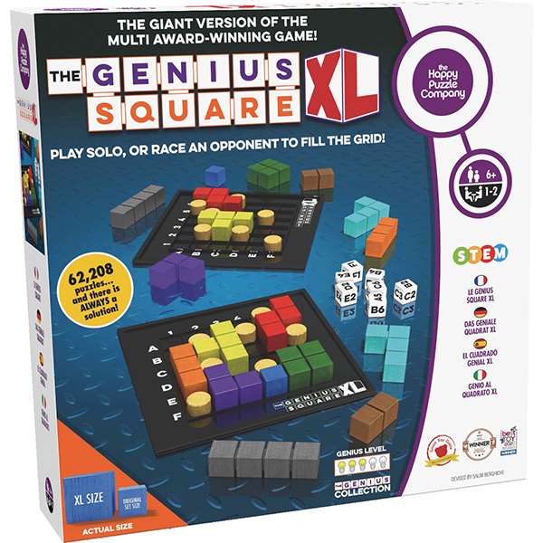 Genius Square XL Giant Puzzle Game – Happy Puzzle