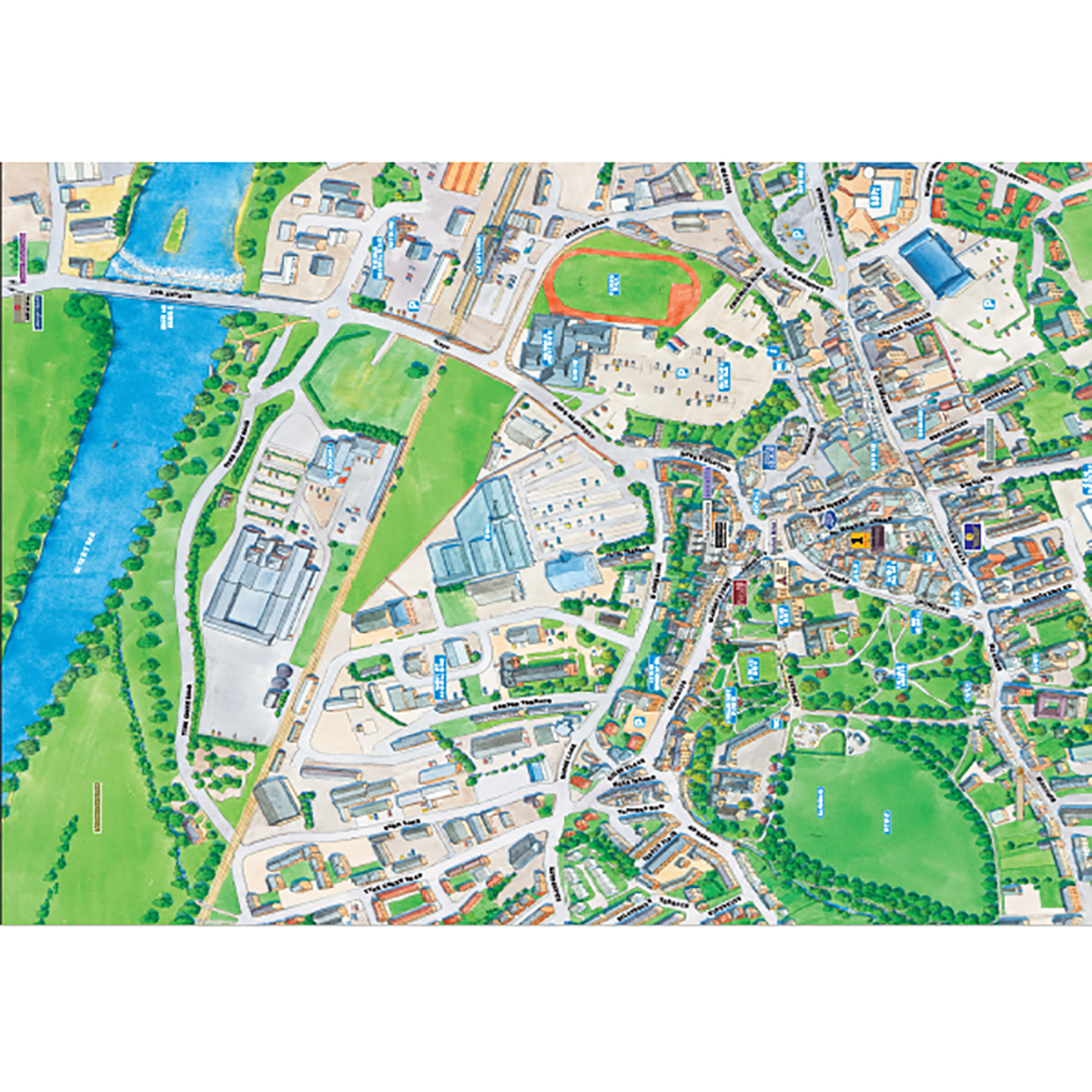 JIGRAPHY CITYSCAPES HEXHAM 1000 PIECE | The Happy Puzzle Company