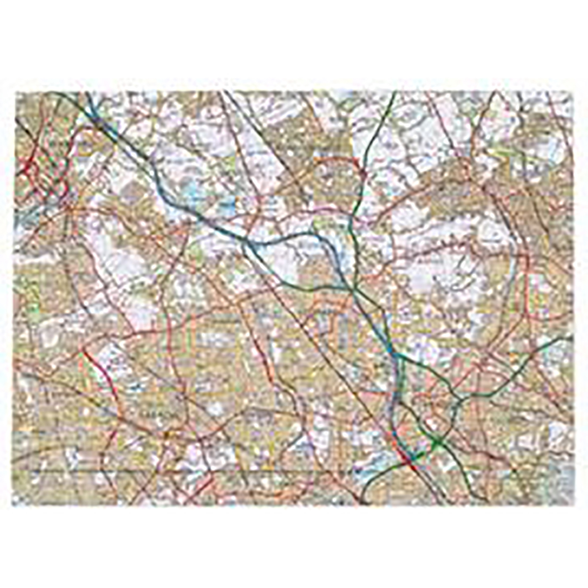 Personalised Postcode Map Jigsaw Landranger – Happy Puzzle