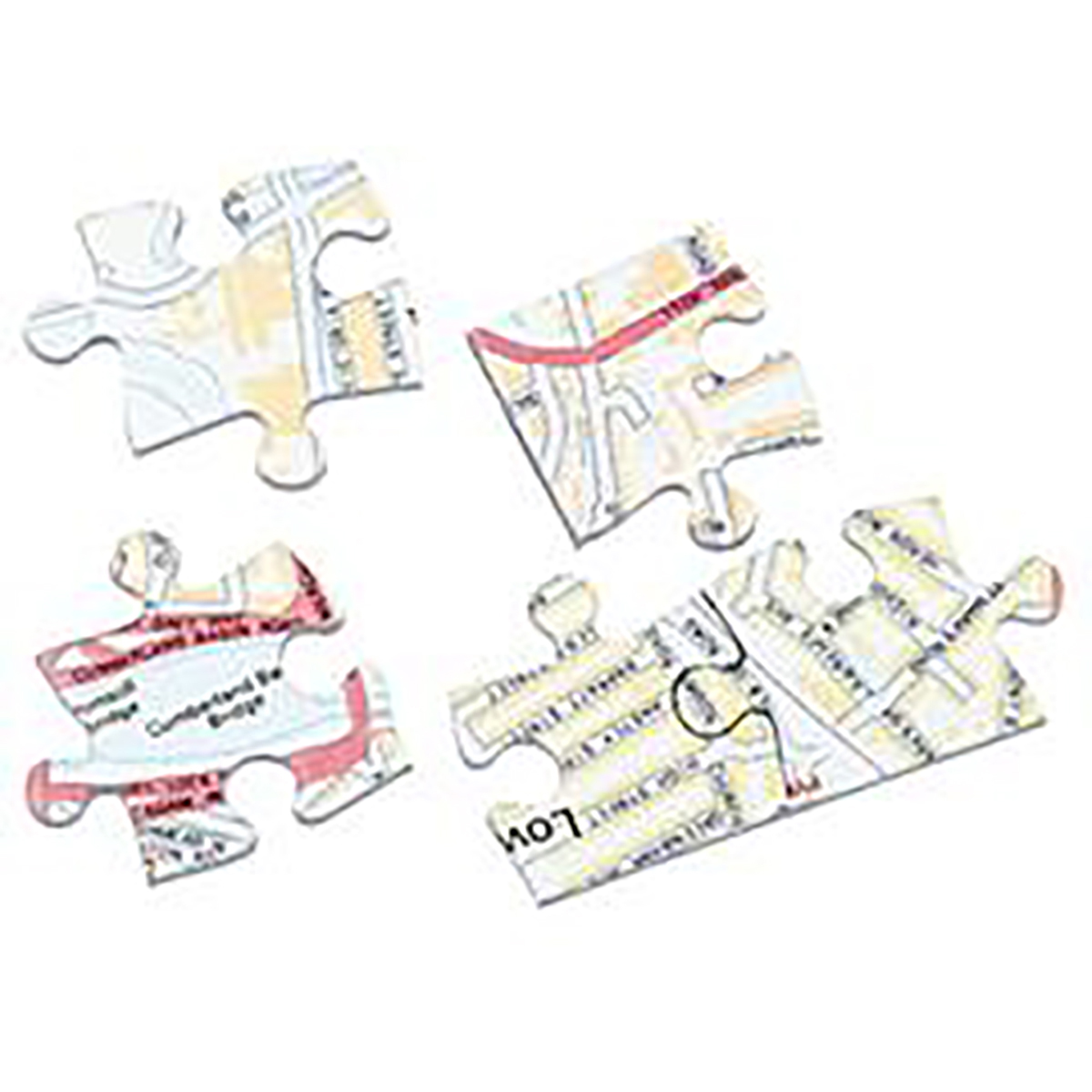 400-Piece Postcode Map Jigsaw Puzzle – Happy Puzzle