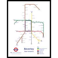 Beverley Underground Map 1000 Piece Jigsaw – Happy Puzzle